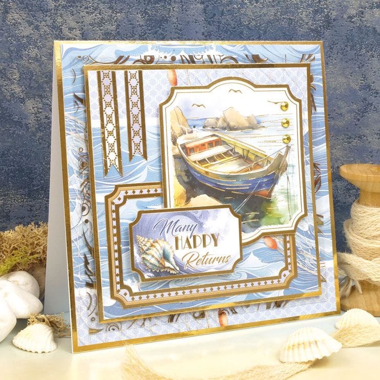Deluxe Craft Pad - Nautical Moments | Hunkydory Crafts