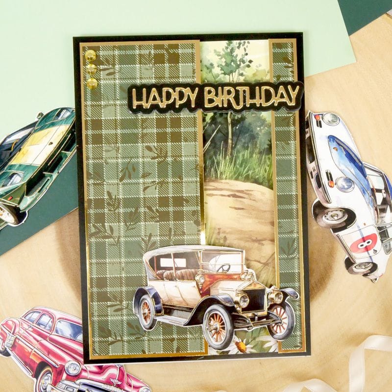 Delightful Die-Cuts - Classic Cars | Hunkydory Crafts