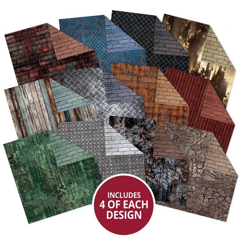 Duo Design Paper Pads - Industrial Textures & Beautiful Brick ...