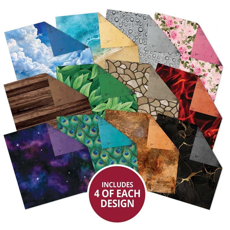Duo Design Paper Pads - Natural Planet & Gorgeous Grunge | Hunkydory Crafts