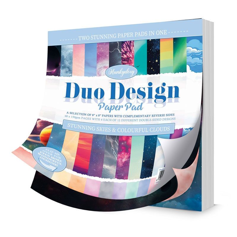 Duo Design Paper Pads - Stunning Skies & Colourful Clouds | Hunkydory ...