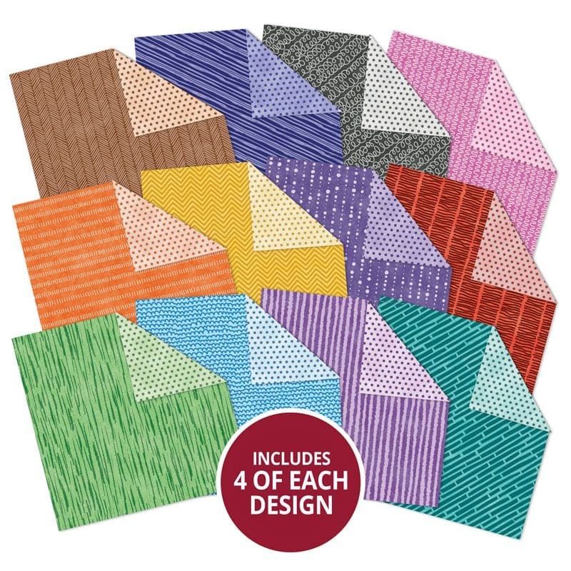Duo Design Paper Pads - Sketched Stripes & Delightful Dots | Hunkydory ...