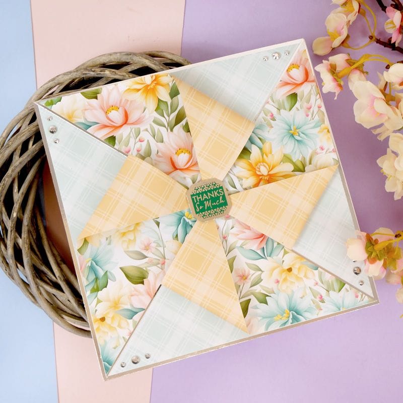 Duo Design Paper Pads - Spring Meadow & Charming Check | Hunkydory Crafts