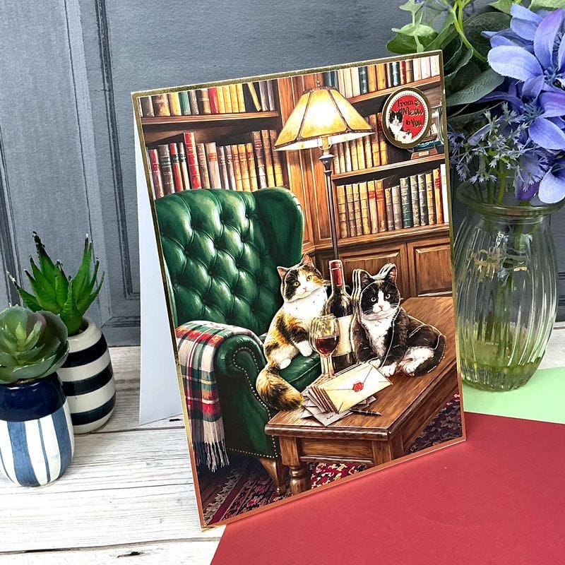 Tuxedo Cat & Black Cat Decoupage Topper Sheet | Hunkydory Crafts