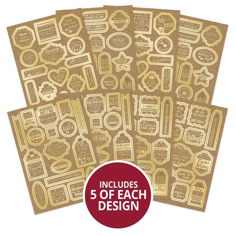 Essential Book of Kraft Sentiments | Hunkydory Crafts