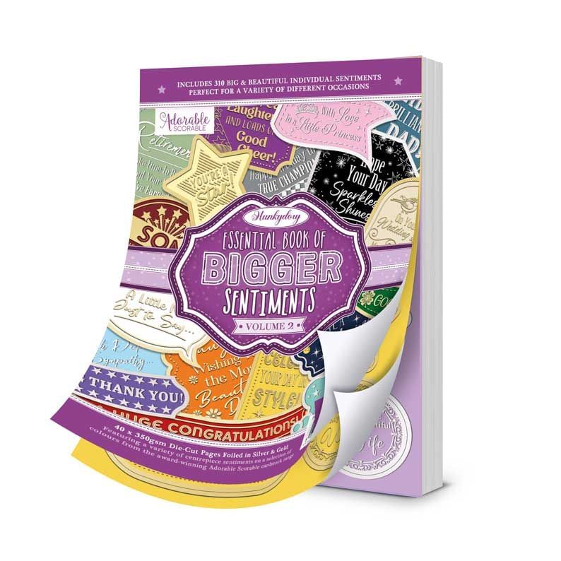 Essential Book of Bigger Sentiments - Vol 2 | Hunkydory Crafts