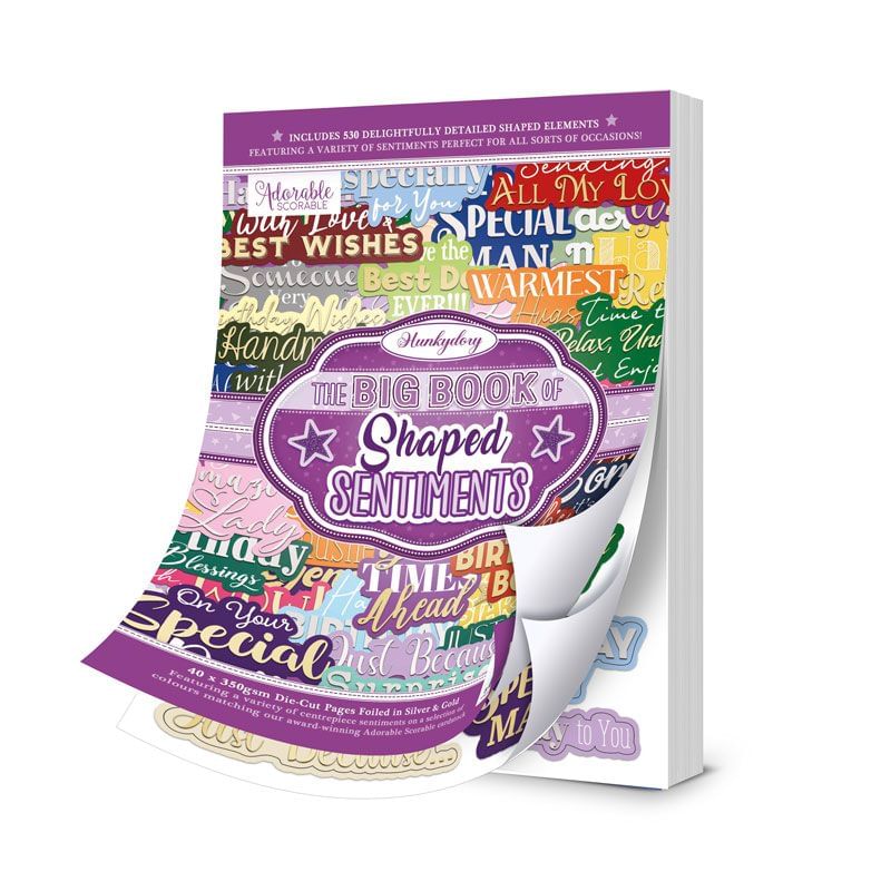 The Big Book of Shaped Sentiments | Hunkydory Crafts