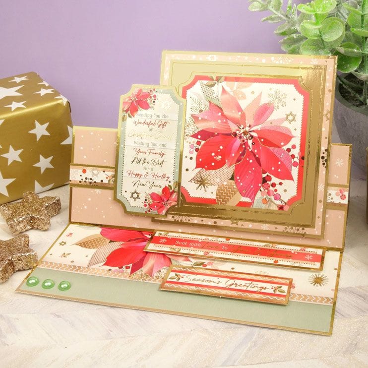 Pretty Poinsettia Luxury Topper Set | Hunkydory Crafts