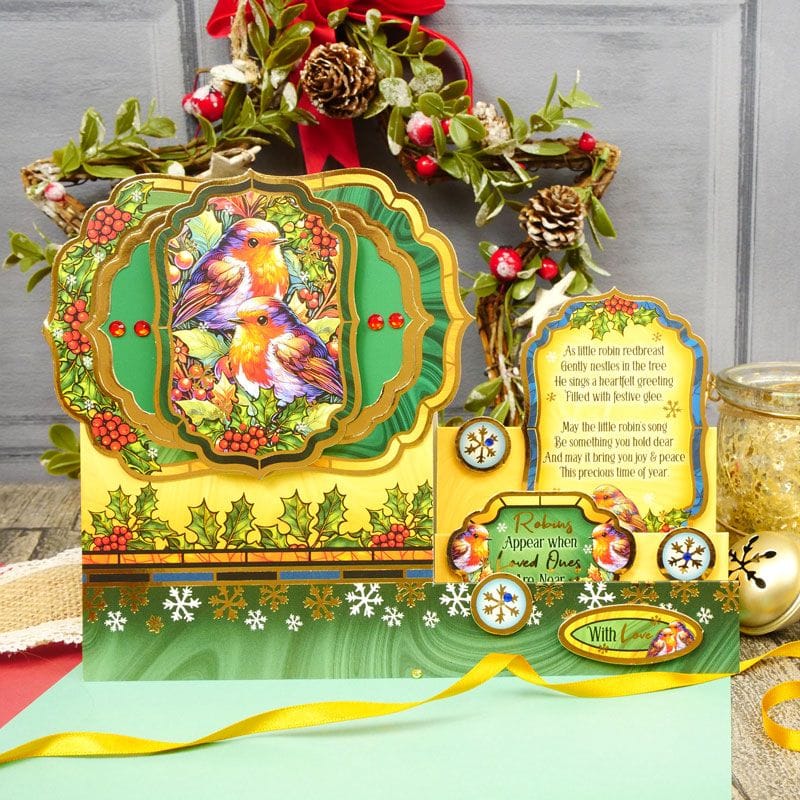 Little Robin Redbreast Luxury Topper Set | Hunkydory Crafts