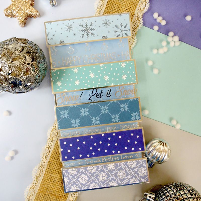 Luxury Festive Foiled Acetate Card Wraps | Hunkydory Crafts