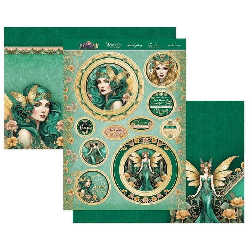 Emerald Dreams Luxury Topper Set | Hunkydory Crafts