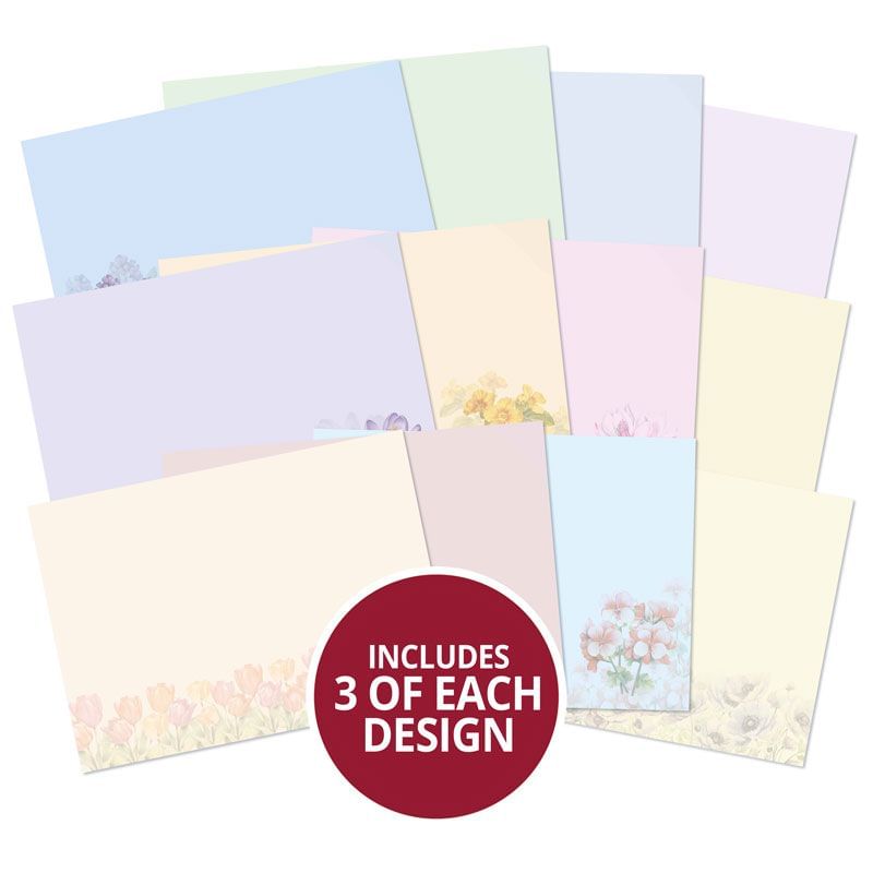 In Full Bloom - Floral Delights Luxury Card Inserts | Hunkydory Crafts