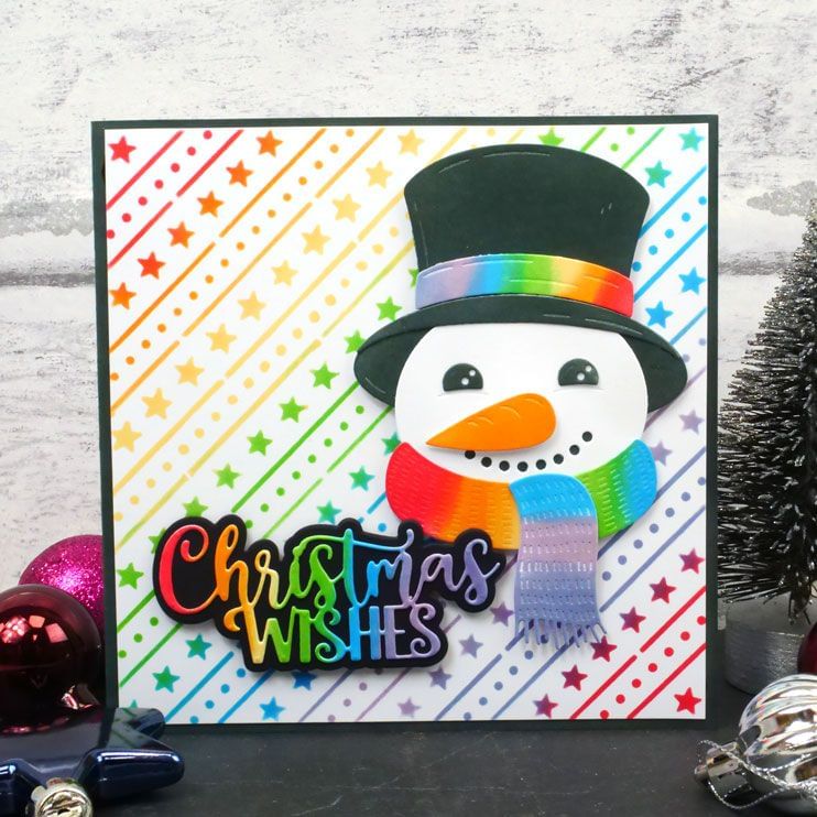 Moonstone Dies - Layering Snowman | Hunkydory Crafts