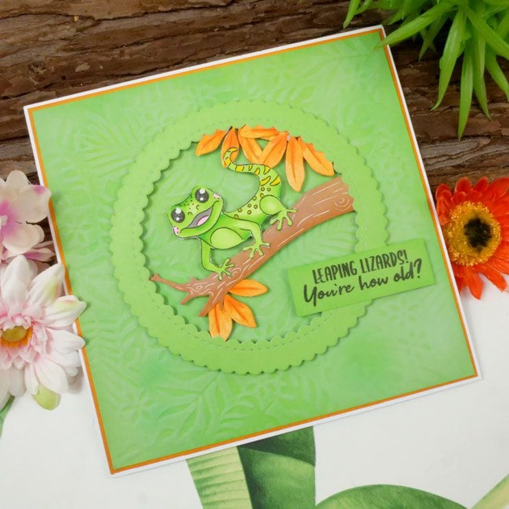 For the Love of Stamps - Lizards & Frog | Hunkydory Crafts