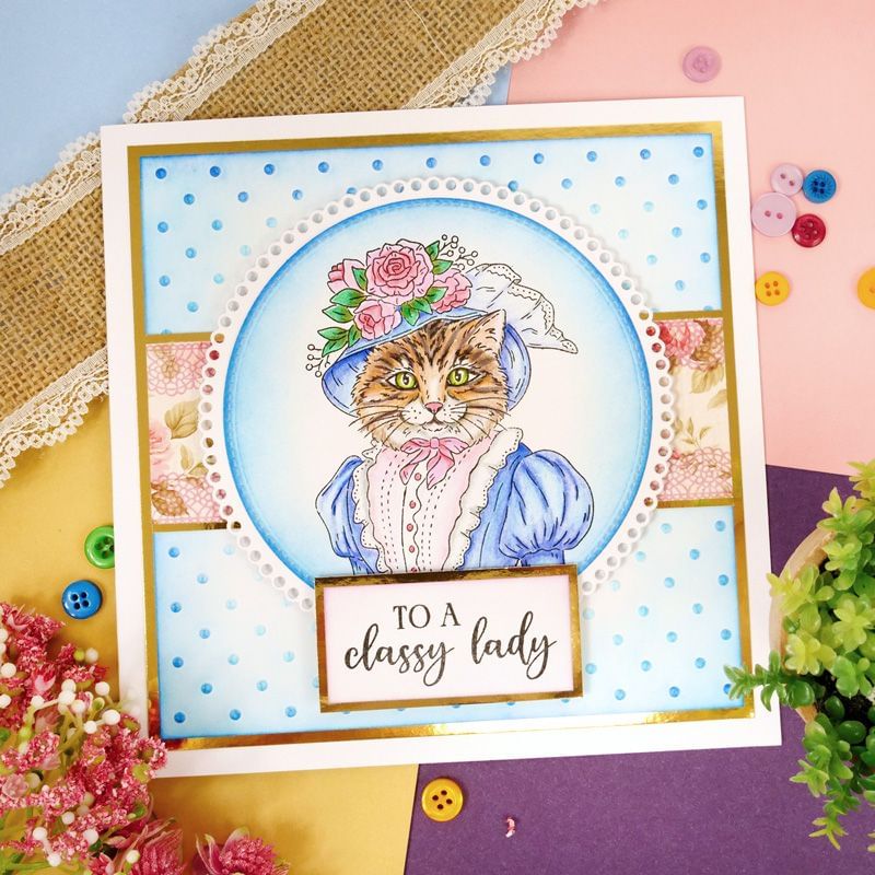 For the Love of Stamps - Classy Cat | Hunkydory Crafts