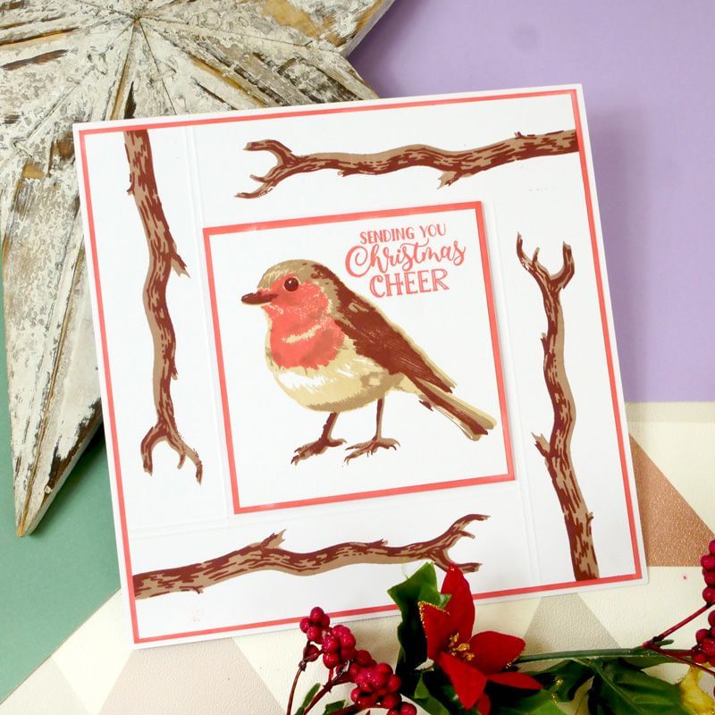 For the Love of Stamps - Layering Red Robin | Hunkydory Crafts