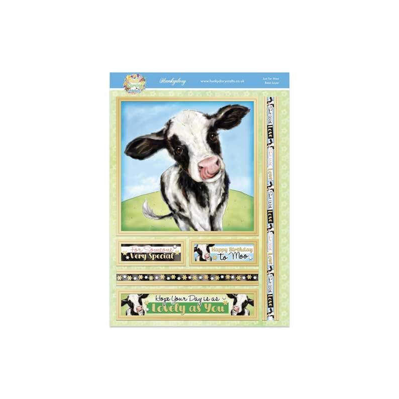 Hello Spring Deco-Large Set - Just for Moo | Hunkydory Crafts
