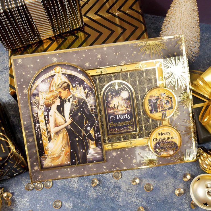 Festive Decadence Luxury Foiled Acetate | Hunkydory Crafts