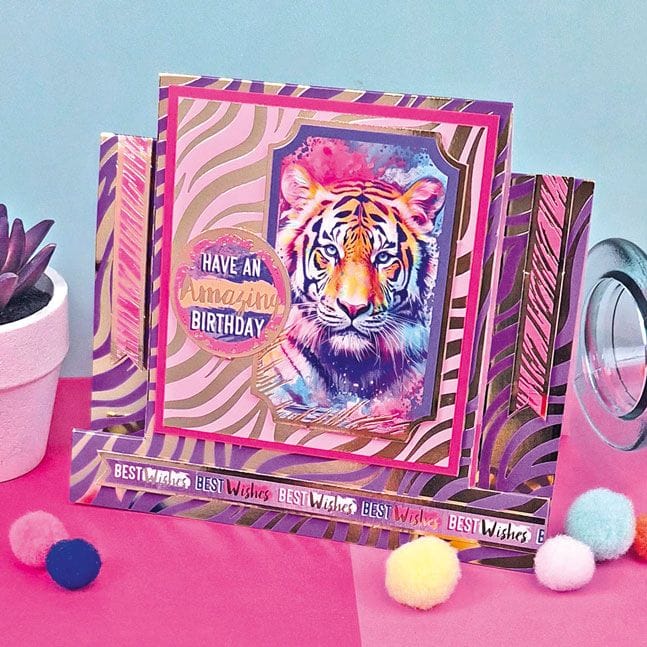 A Splash of Colour Foiled Edge-to-Edge Cardstock | Hunkydory Crafts