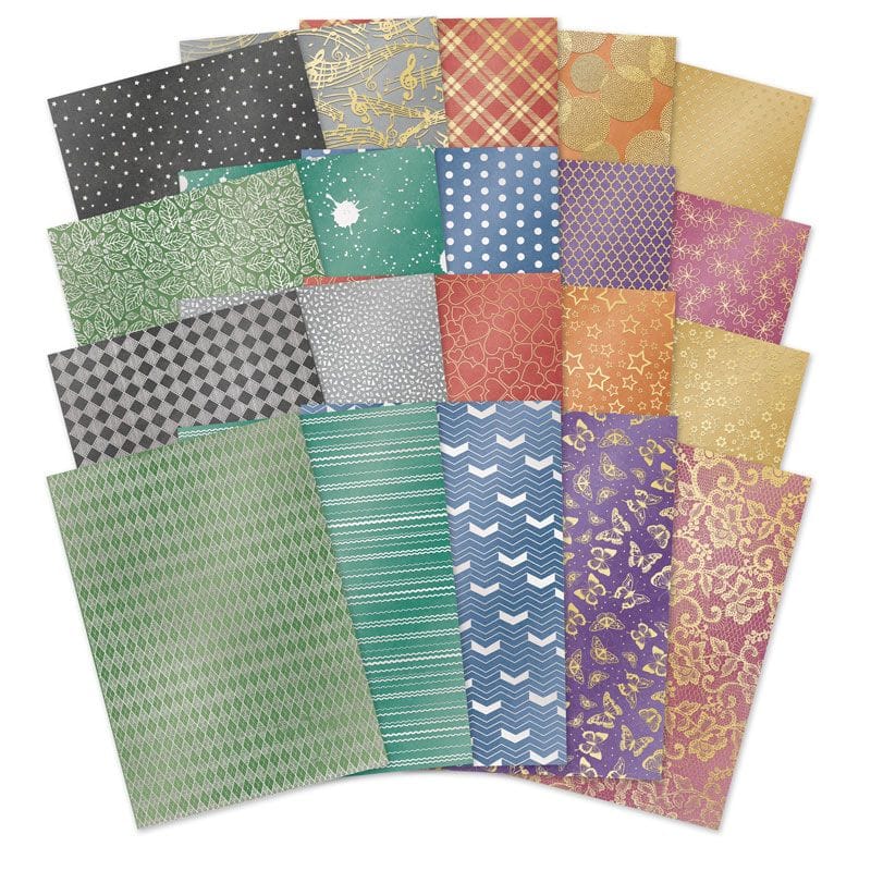 Adorable Scorable Metallics Luxury Foiled Edge-to-Edge Cardstock ...