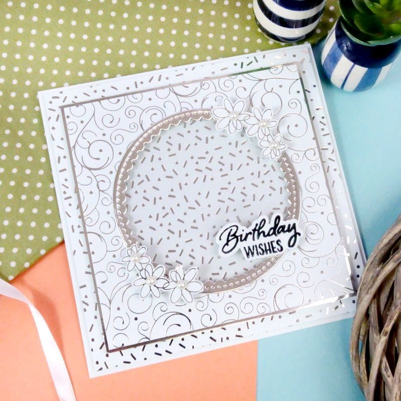 A Touch of Colour Foiled Edge-to-Edge Cardstock | Hunkydory Crafts