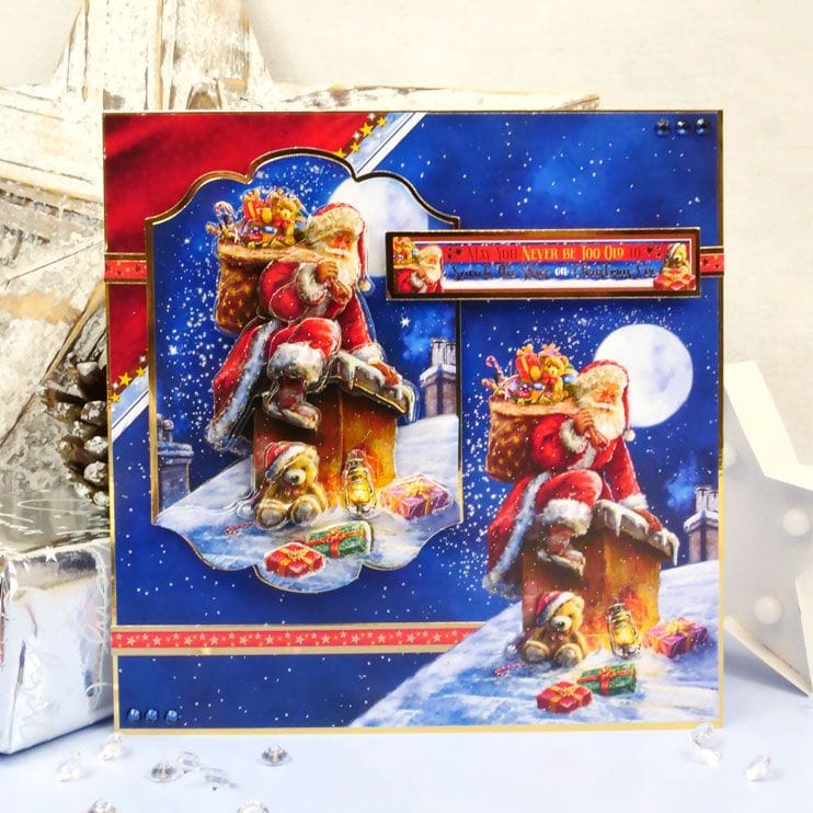 A Merry Little Christmas Deco-Large Set - Santa's Here! | Hunkydory Crafts