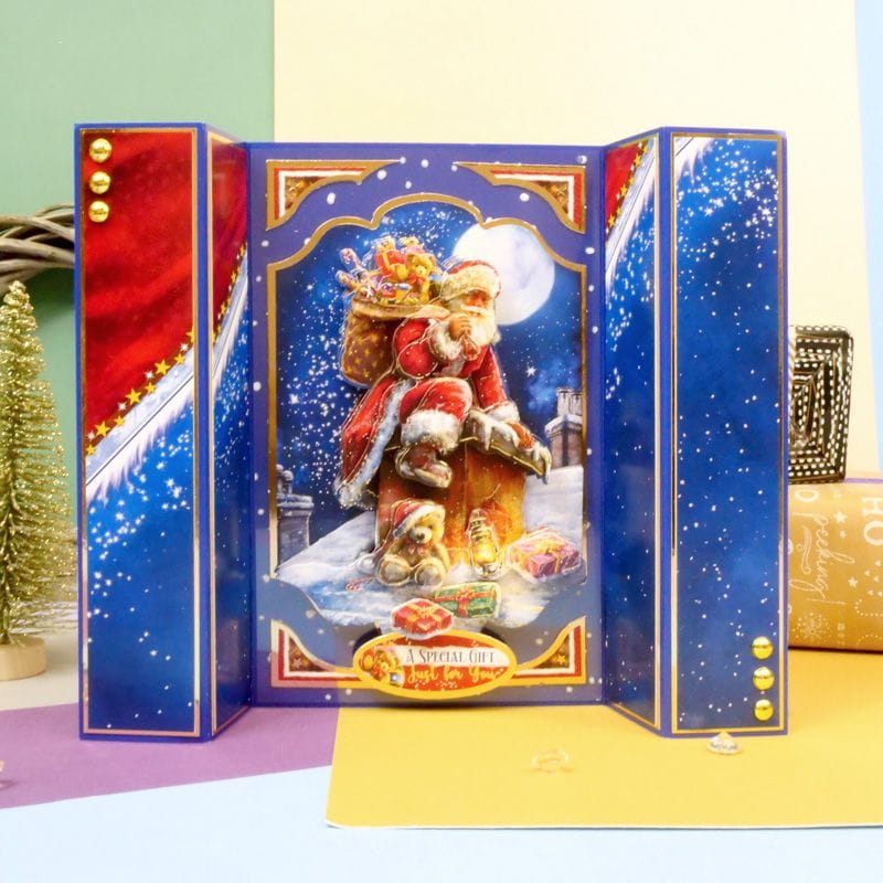 A Merry Little Christmas Deco-Large Set - Santa's Here! | Hunkydory Crafts