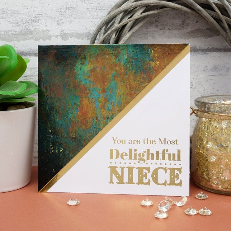 Trim Me! Foiled Insert Pad - For Her - Gold | Hunkydory Crafts