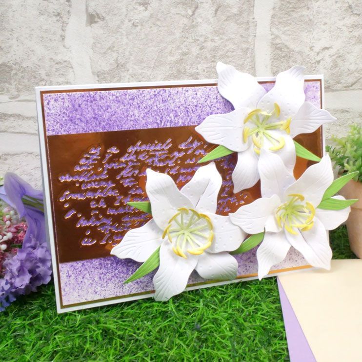 Moonstone Dies - Cut-in Script Texture | Hunkydory Crafts