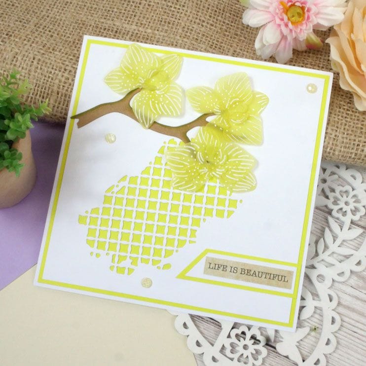 Moonstone Dies - Cut-in Ornate Trellis Texture | Hunkydory Crafts