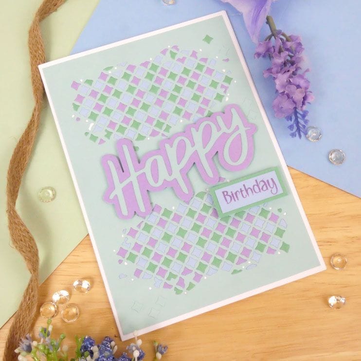 Moonstone Dies - Cut-in Ornate Trellis Texture | Hunkydory Crafts