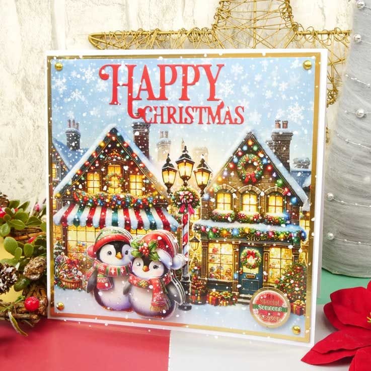 Moonstone Dies - Radiant Sentiments - Happy Christmas | Hunkydory Crafts