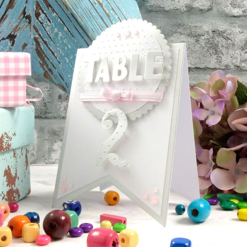 Moonstone Straight Edged Nesting Dies - Fishtail Banners | Hunkydory Crafts