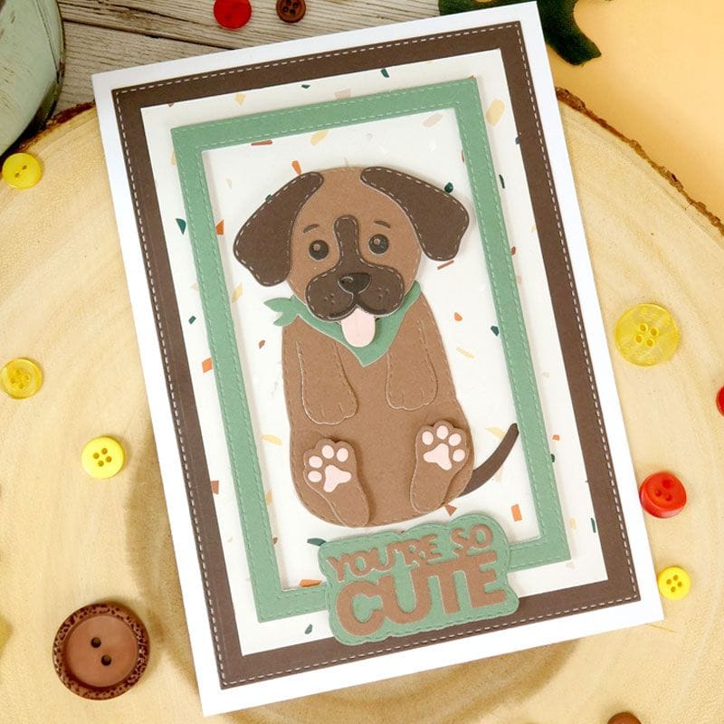 Moonstone Dies - Duo-Stitched Nesting Dies - Rectangles | Hunkydory Crafts