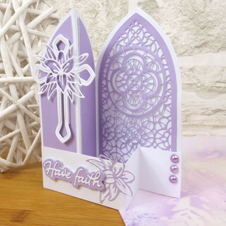 Moonstone Dies - Straight Edge Nesting Dies - Church Window | Hunkydory ...