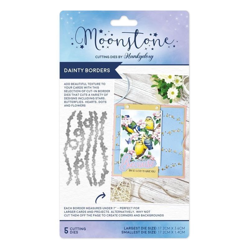 Moonstone Dies - Dainty Borders | Hunkydory Crafts