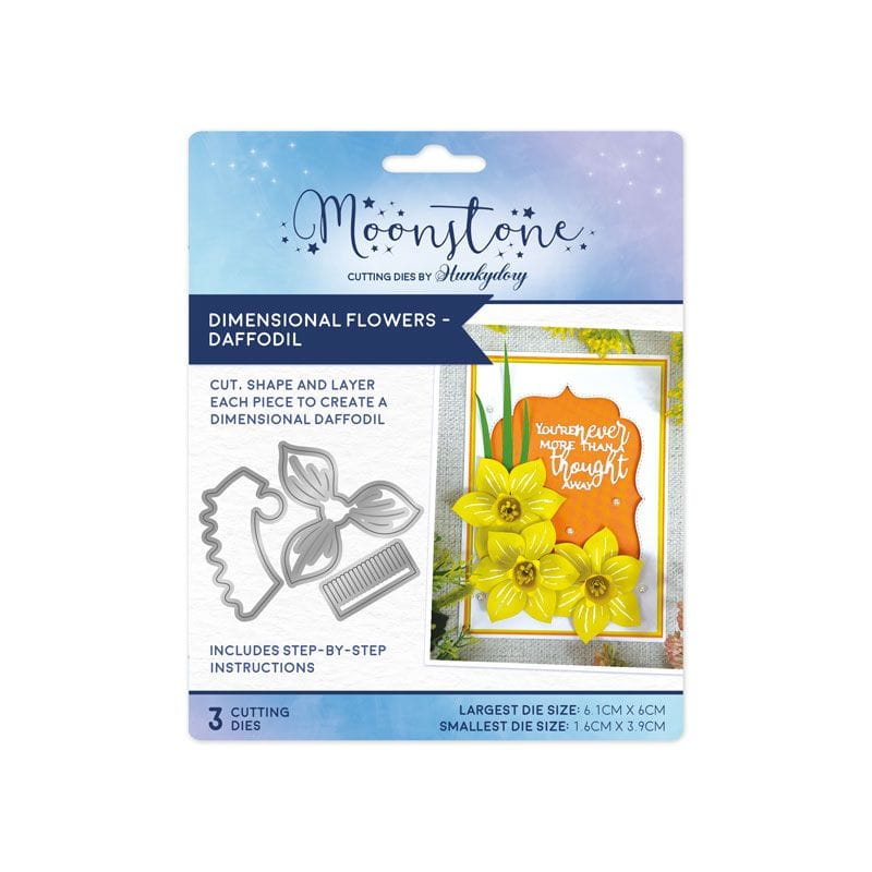 Moonstone Dies - Dimensional Daffodil | Hunkydory Crafts