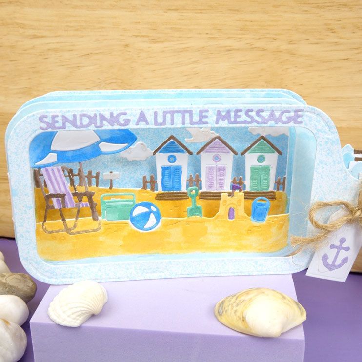 Moonstone Dies - Sandy Beach Layering Scenes | Hunkydory Crafts
