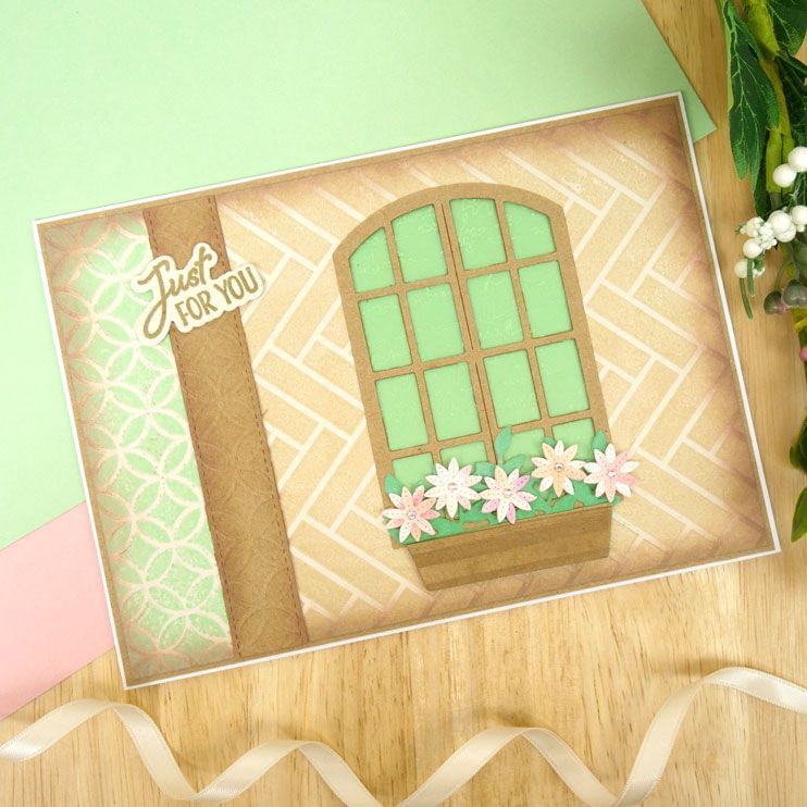 Moonstone Embossing Folders - Herringbone | Hunkydory Crafts