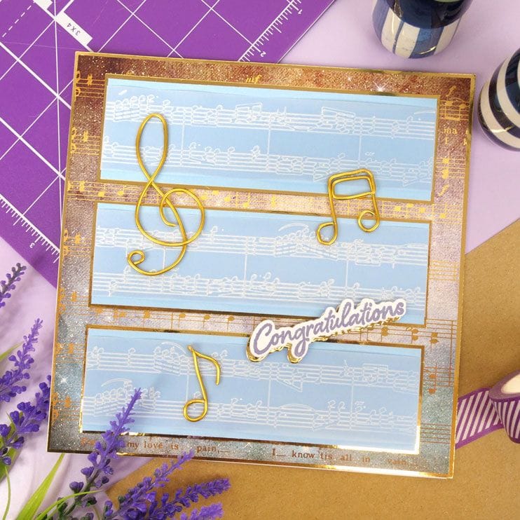 Moonstone Embossing Folders - Music | Hunkydory Crafts