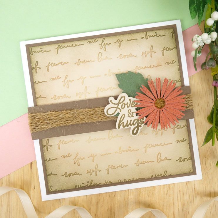 Moonstone Embossing Folders - Script | Hunkydory Crafts