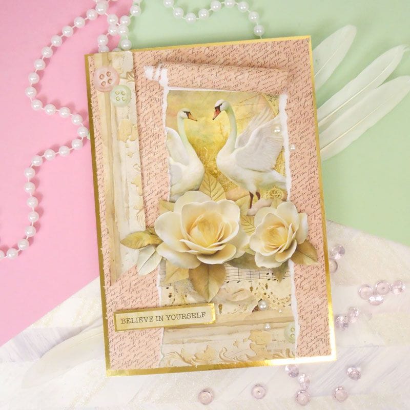 Swan Symphony A5 Paper Pad | Hunkydory Crafts