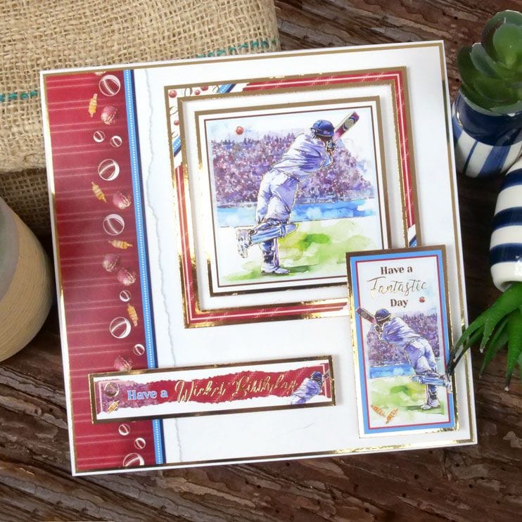 On the Pitch Luxury Topper Set | Hunkydory Crafts