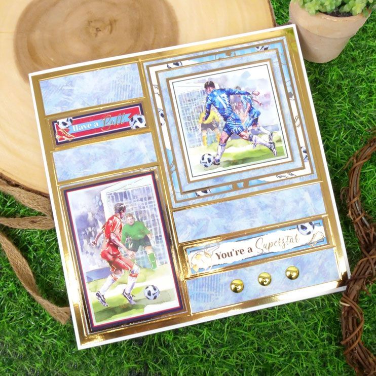 On the Pitch Luxury Topper Set | Hunkydory Crafts