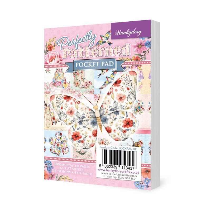 Perfectly Patterned Pocket Pad | Hunkydory Crafts