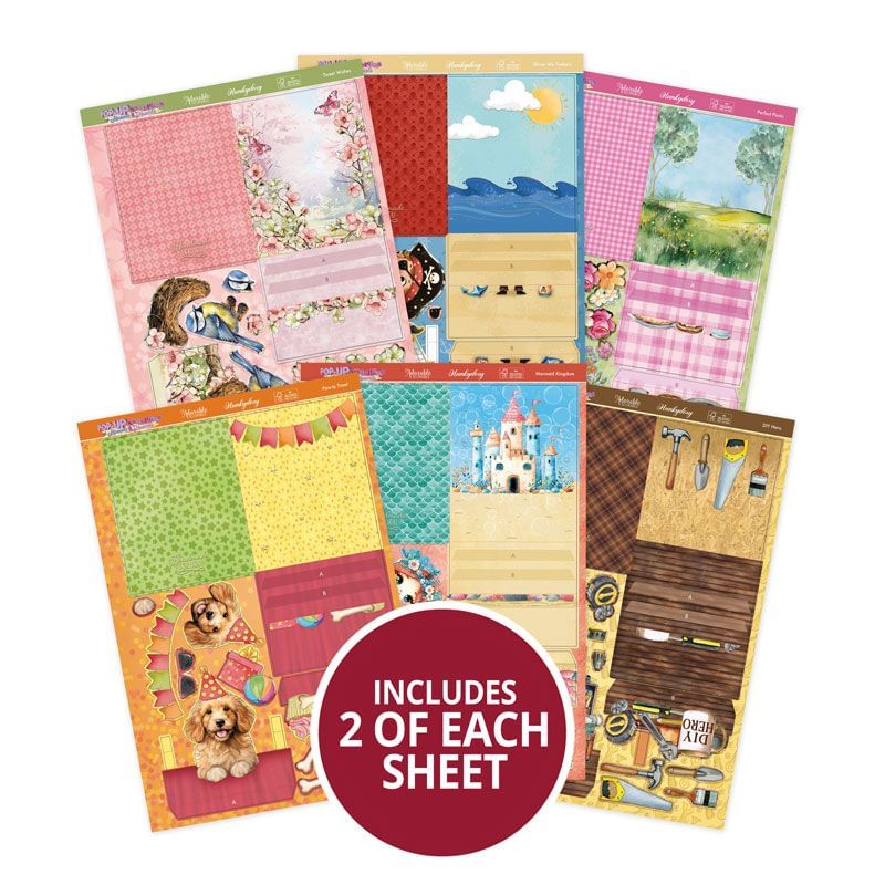 Pop-Up Stepper Cards - Moments & Memories - Set 1 | Hunkydory Crafts