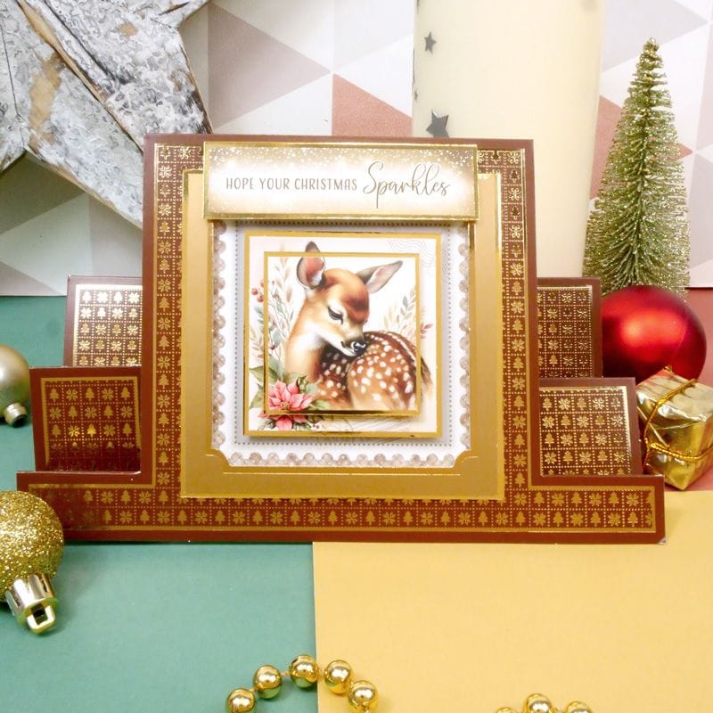 Christmas Post Square Pocket Pad | Hunkydory Crafts