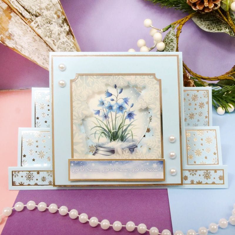 Winter Florals Square Pocket Pad | Hunkydory Crafts
