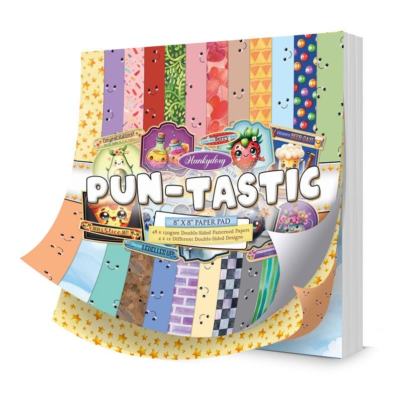 Pun-tastic 8" x 8" Paper Pad | Hunkydory Crafts