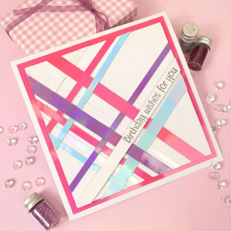 Rainbow Finish Adorable Scorable - Prism White | Hunkydory Crafts